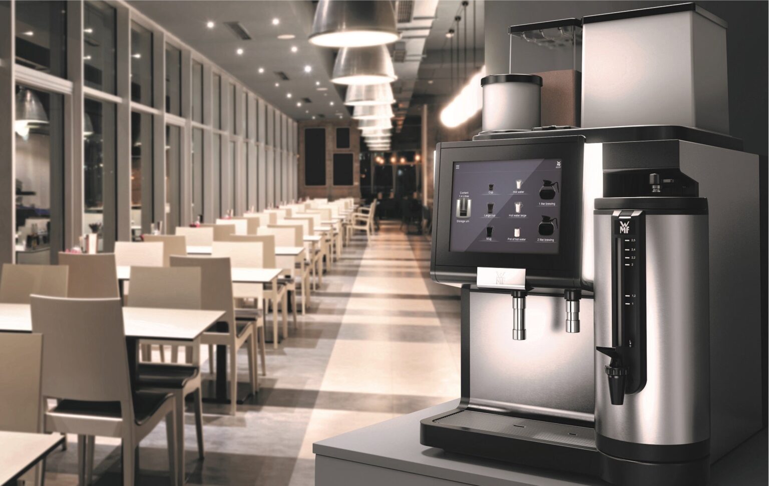 WMF 9000 F - Det Norske Kaffehus AS - Kaffemaskin på kontoret